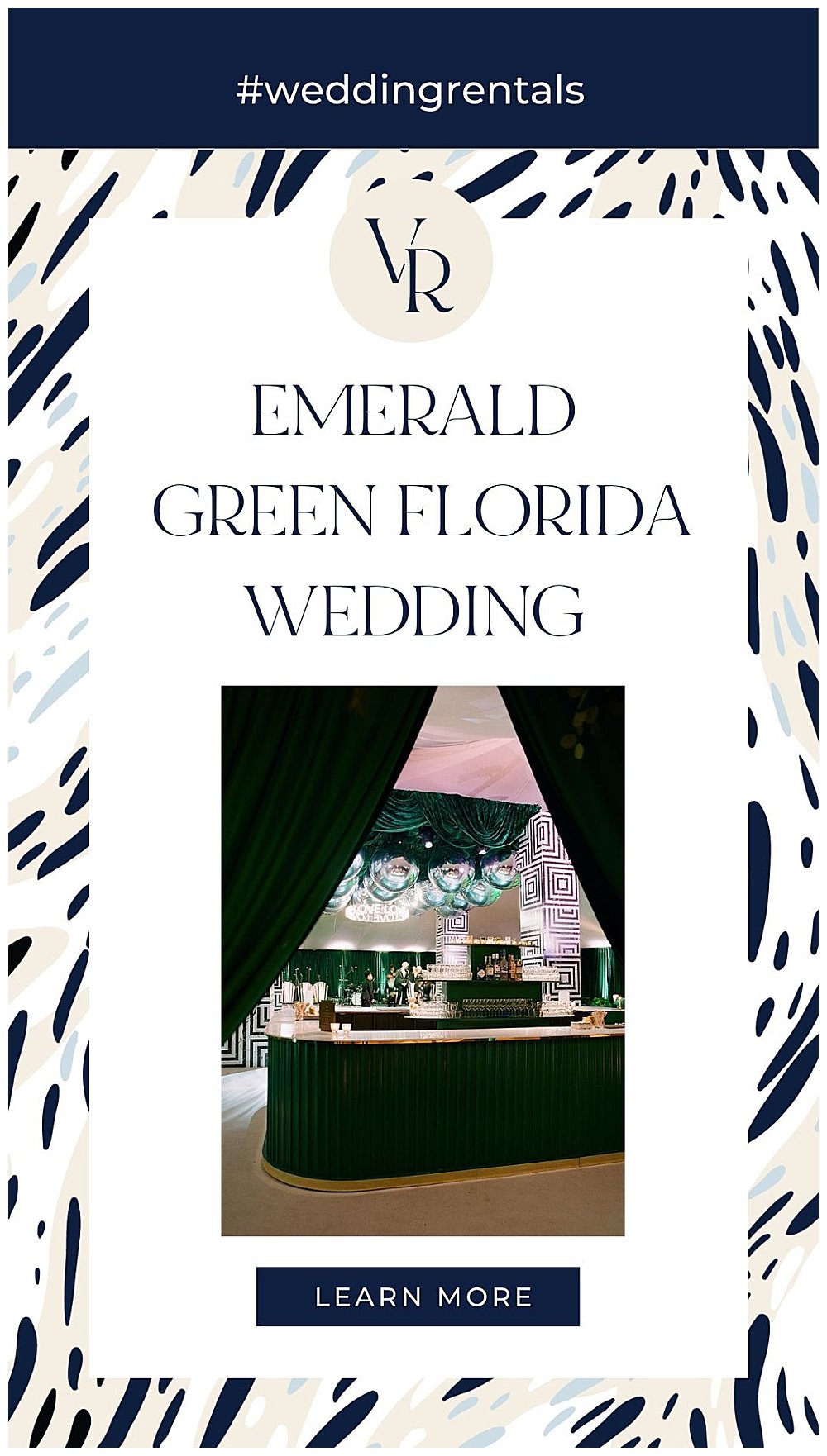 Emerald Green Wedding on a Private Estate - Vivant Event Rentals